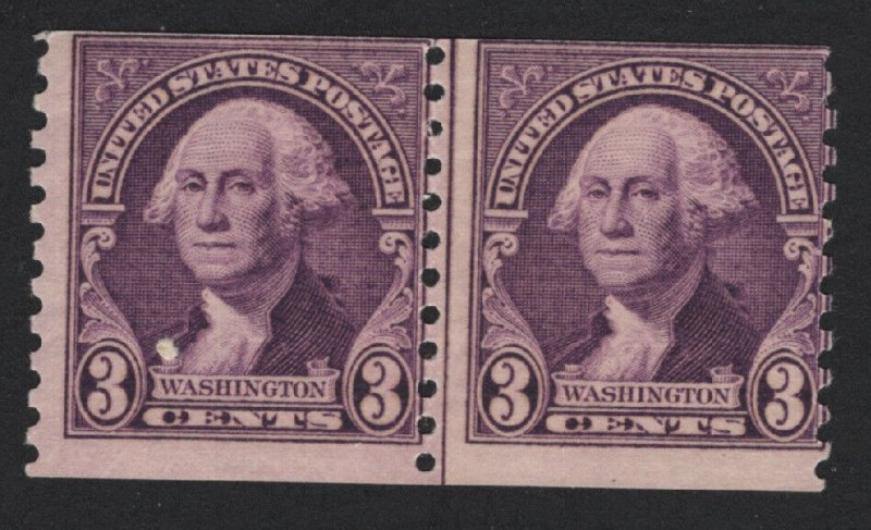 United States MINT Scott Number 721 JOINT LINE PAIR MNH F-VF - BARNEY ...