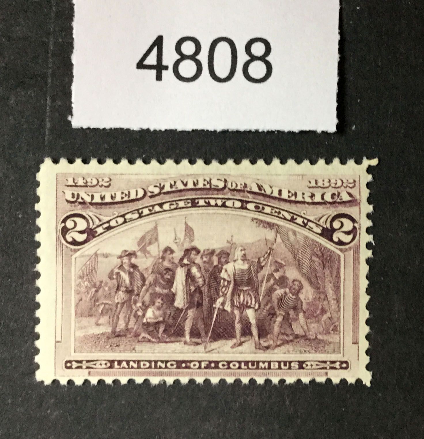 US Stamps #231 VAR. Mint OG NH Broken Frameline LOT #4808 | United ...