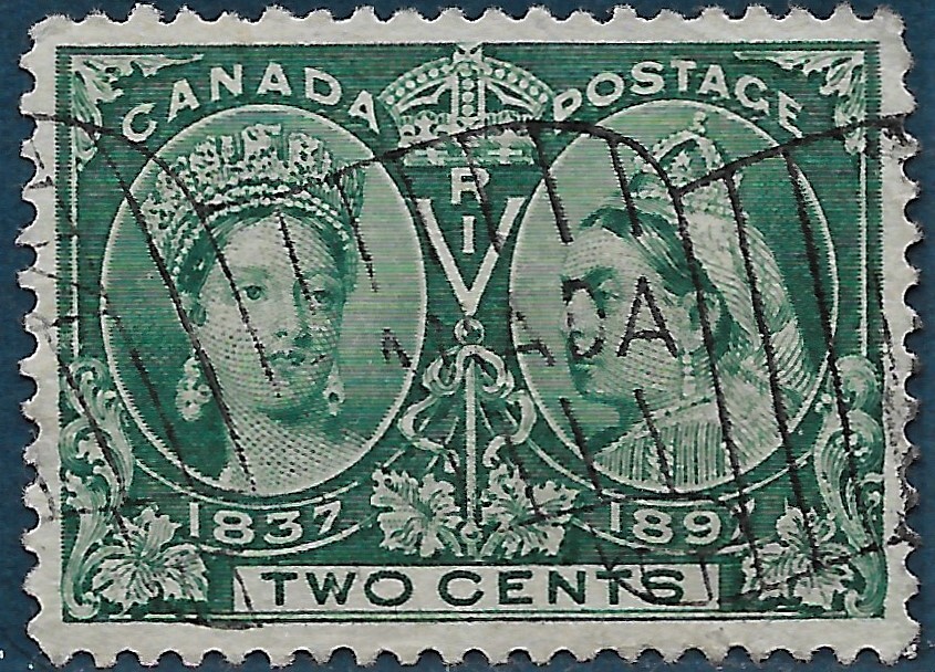 Canada #52 used VF/XF interesting cancel. | Canada, General Issue Stamp ...