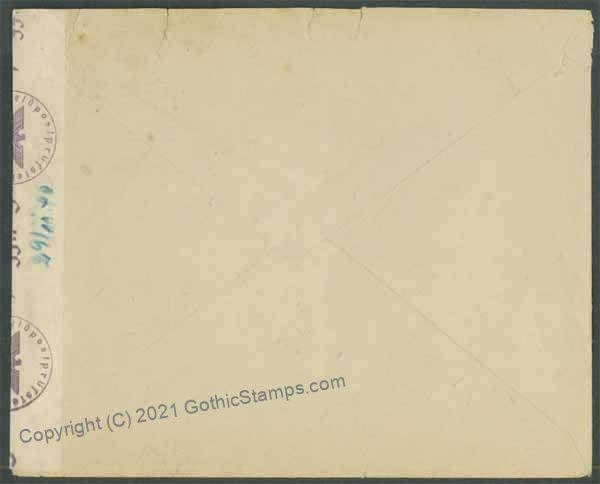 3rd Reich AoK Secret Field Police Censored Geheimefeldpolizei FPN 22444 ...