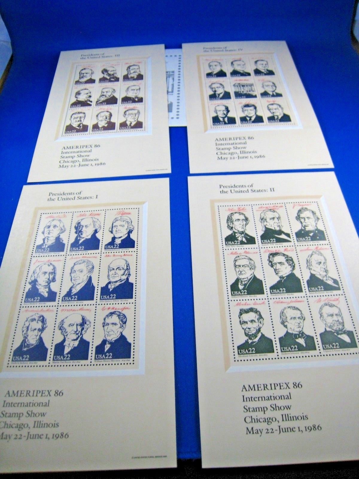 U.S. Scott # 2216-2219 - Ameripex 86 - MNH (Brig) | United States ...