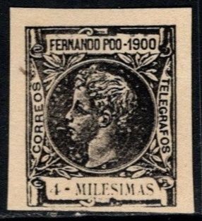 1900 Spain Fernando Poo King Alfonso XIII Set/6 Values Sold As ...