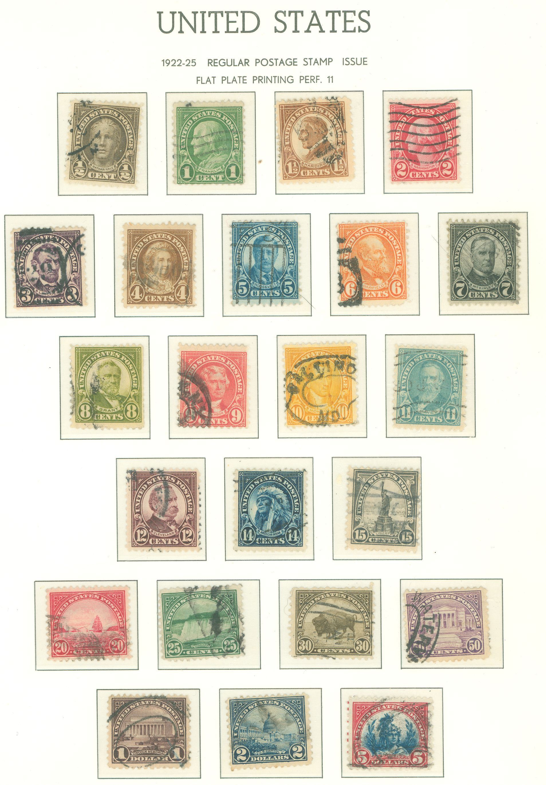United States #551-573 Used Single (Complete Set) | United States ...