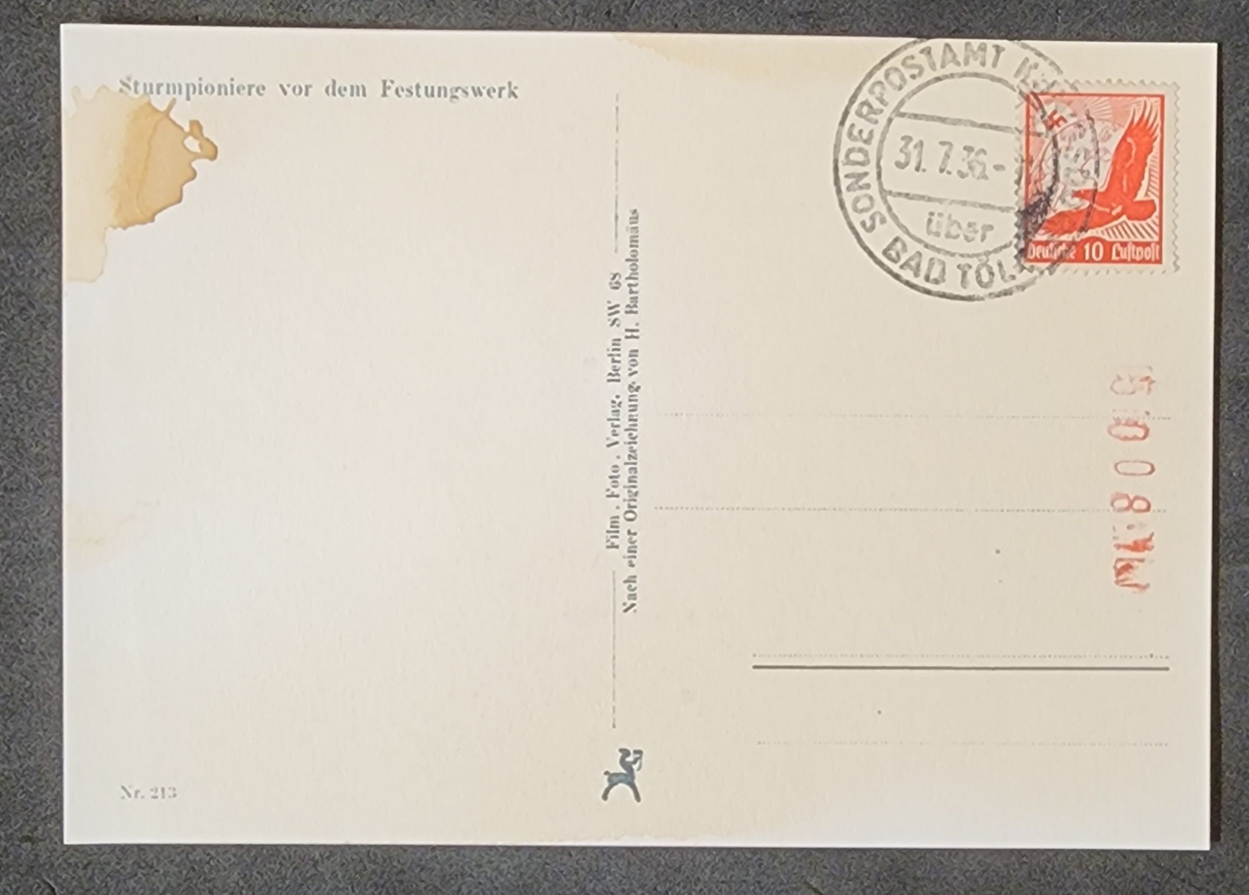 Nazi Germany Propaganda Postcard Third Reich WWII German Steel Helmet ...