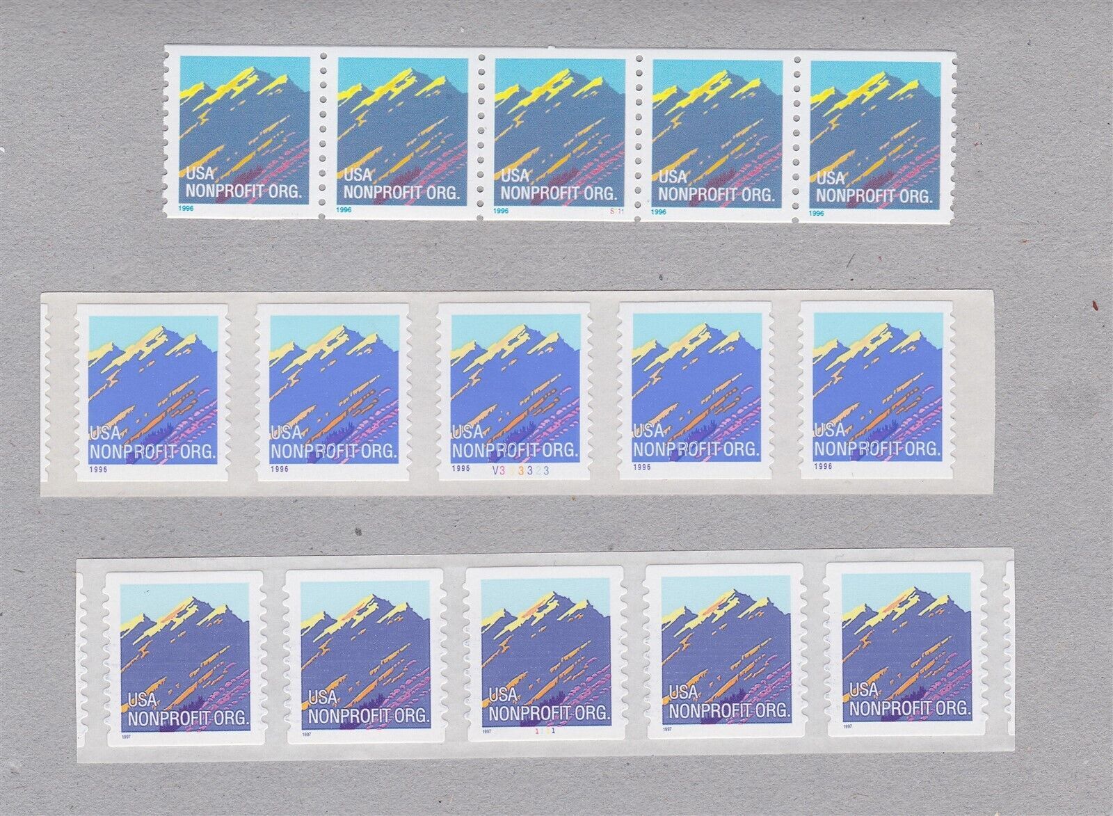 PNC5 5c US 2904 Mou, US 2904A Mou, US 2904B, US 3207 Wet, US 3207A Lot ...