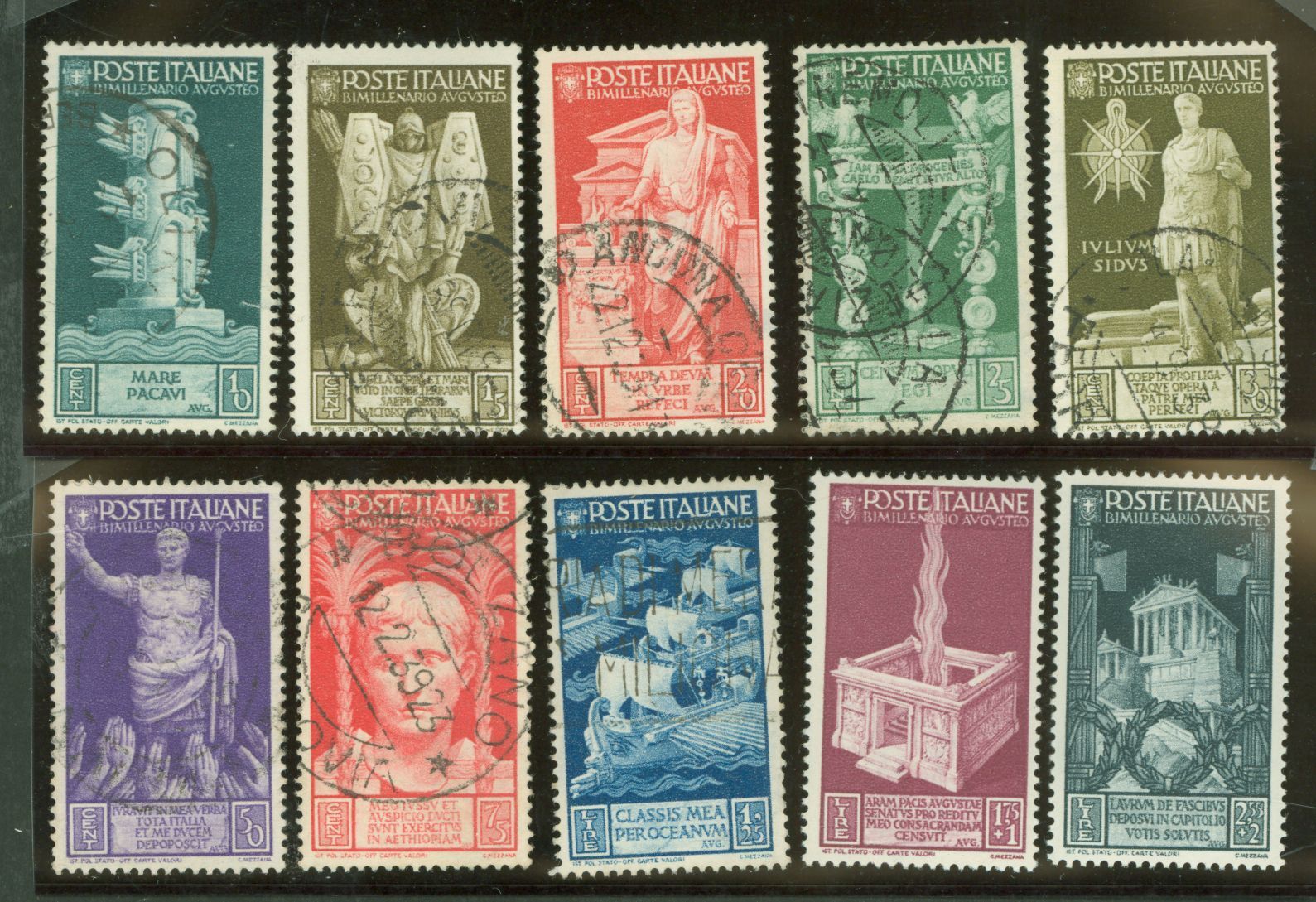 Italy #377-386 Used Single (Complete Set) | Europe - Italy, Stamp ...