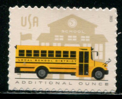 5740 US (24c) School Bus & School SA, MNH | United States, General ...