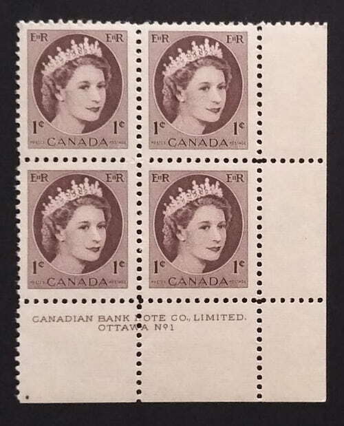 Canada 337 Plate Block LR No. 1 VF MNH | Canada, General Issue Stamp ...