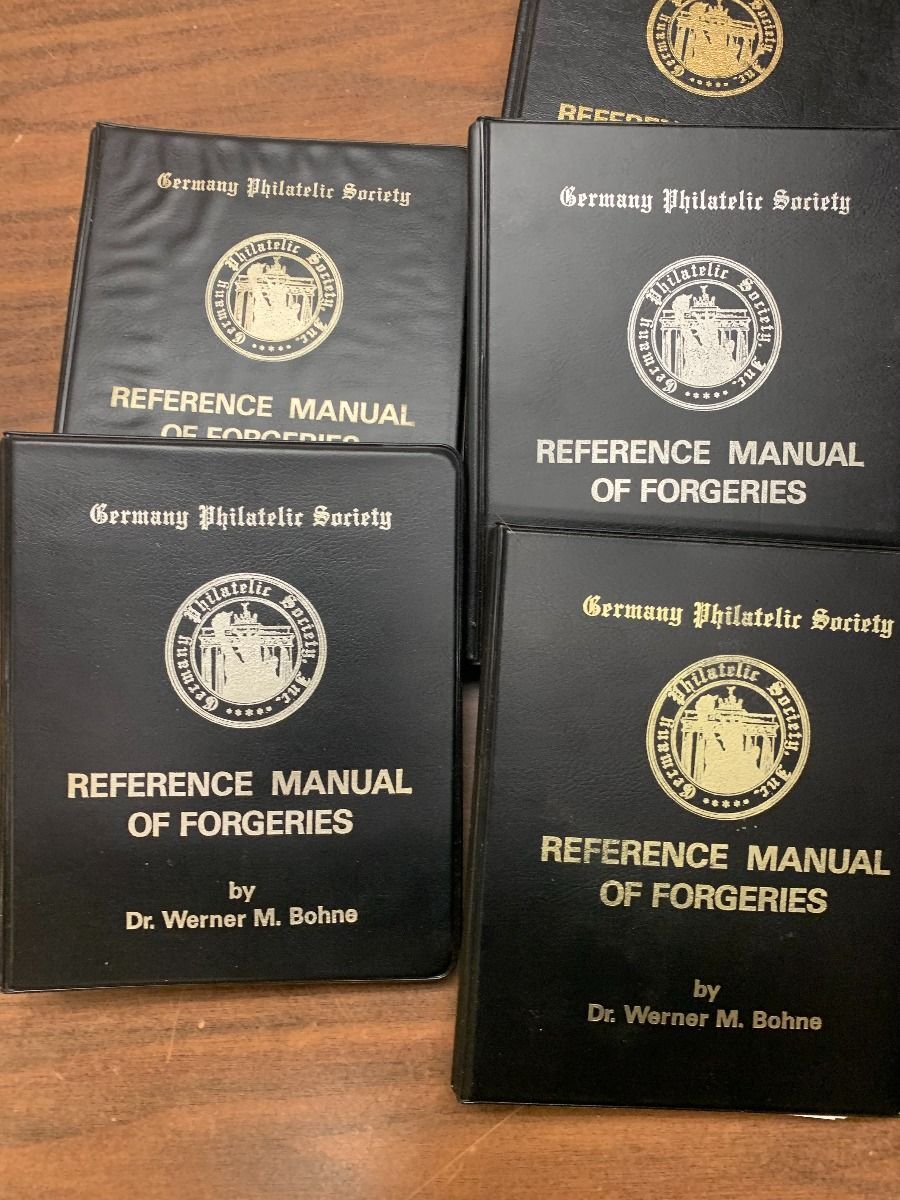 Germany – 14 Volumes of Reference Manuals of Forgeries – 422452 ...