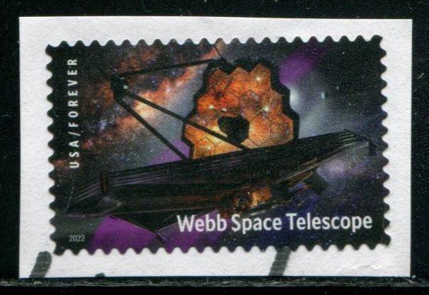 5720 US (60c) James Webb Space Telescope SA, used on paper | United ...