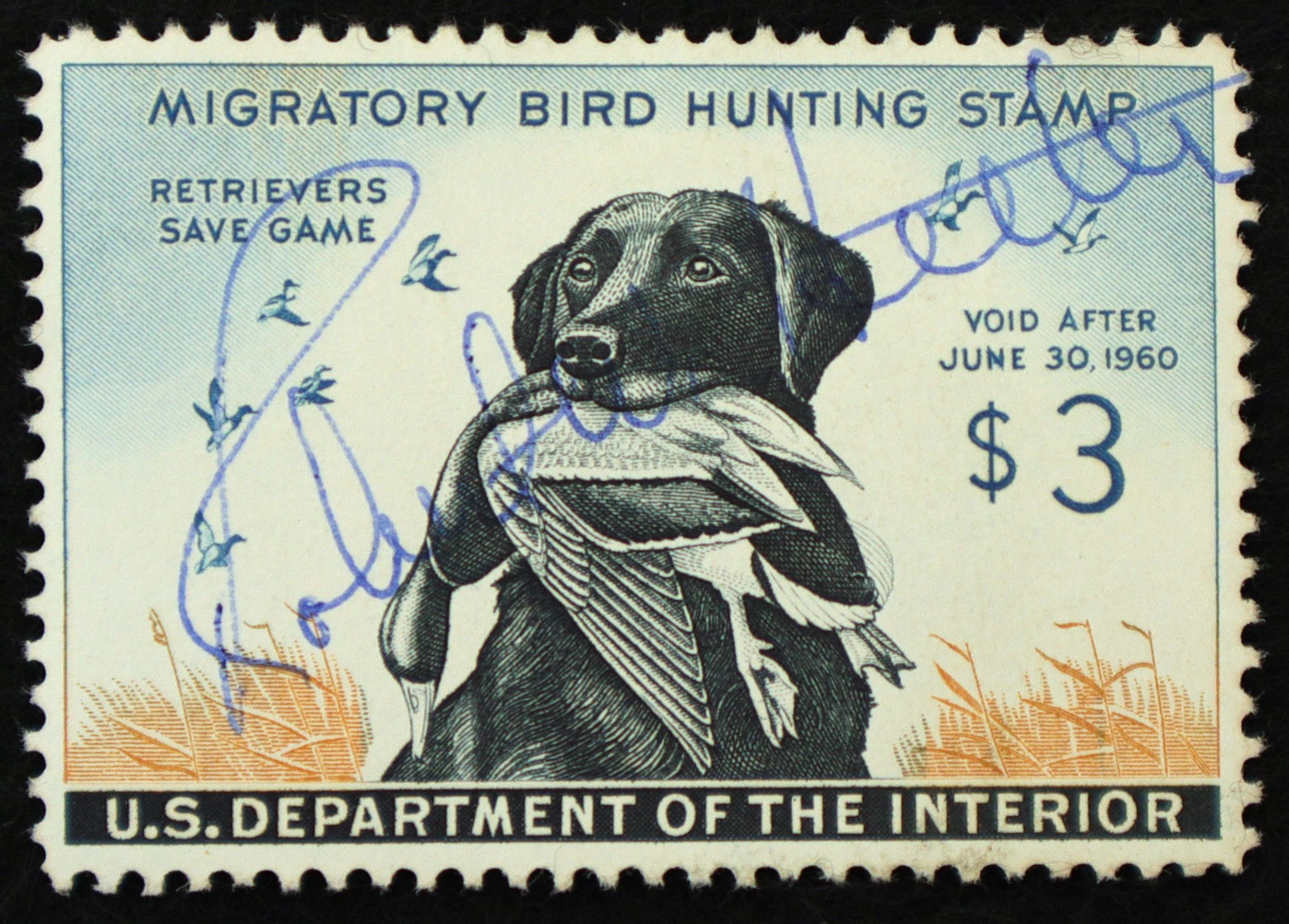 U.S. Used Stamp Scott #RW26 $3 Federal Duck Hunting, Superb. Vivid ...