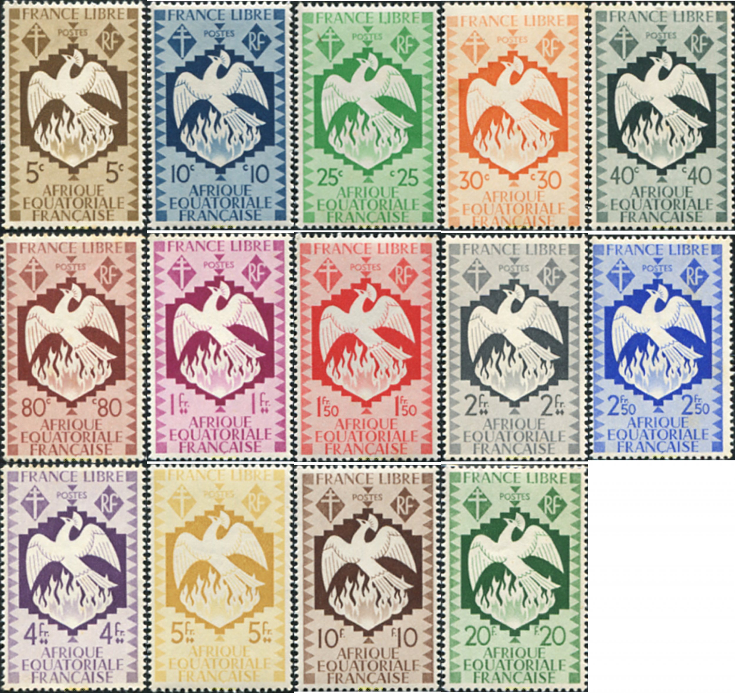 72870 MNH Africa Ecuatorial Francesa 1941 AVE Fenix | Africa - French ...