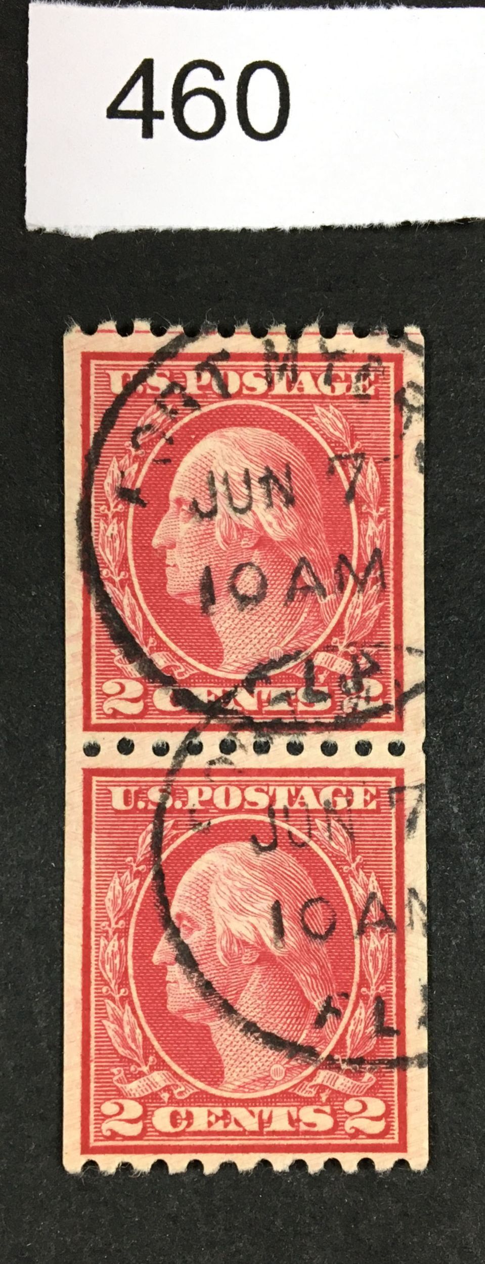 US Stamps # 487 Pair Used VF+ LOT #E 460 | United States, General Issue ...