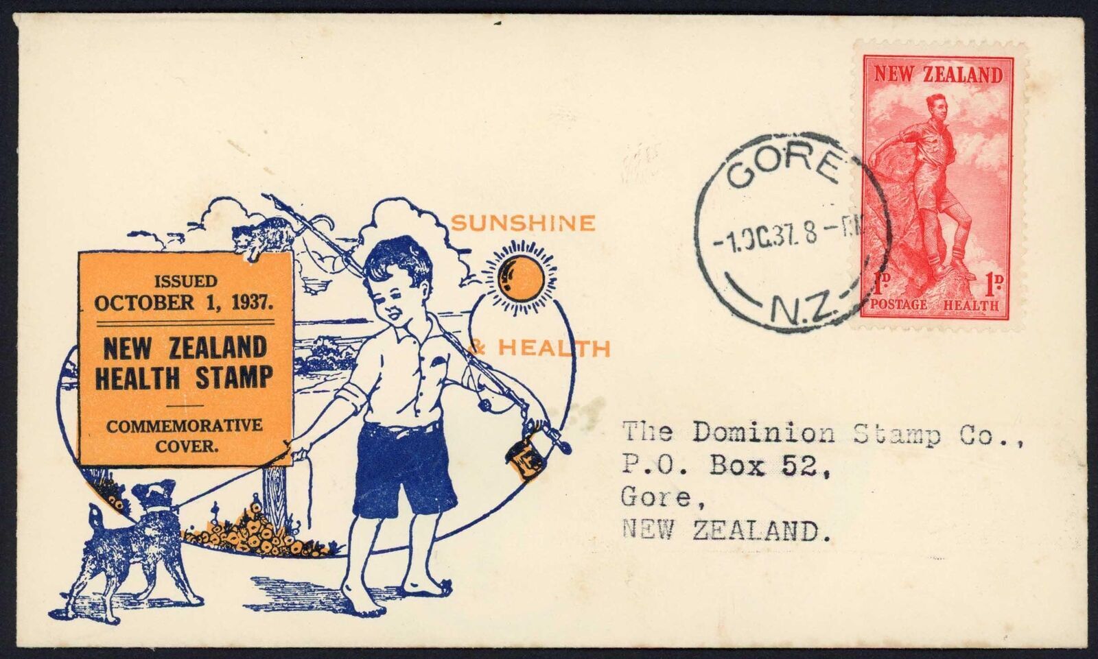 New Zealand SG602 1937 Health FDC | Australia & Oceania - New Zealand ...