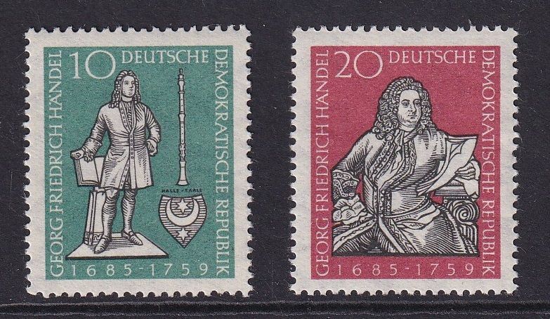 German Democratic Republic DDR #428-429 MNH 1959 Handel | Europe ...