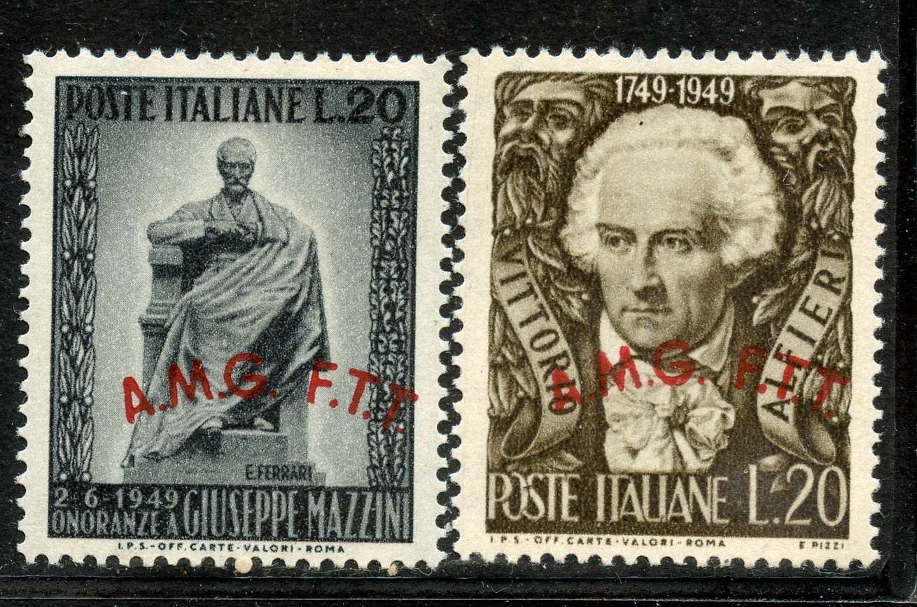 Trieste # 45-6, Mint Hinge. | Europe - Italy, General Issue Stamp ...