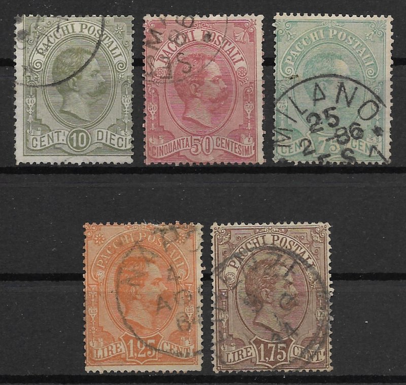 Italy: 5 Old Parcel Stamps Used | Europe - Denmark, General Issue Stamp ...