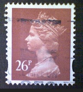 Great Britain, Scott #MH215, used(o), 1996 Machin: Queen Elizabeth II ...