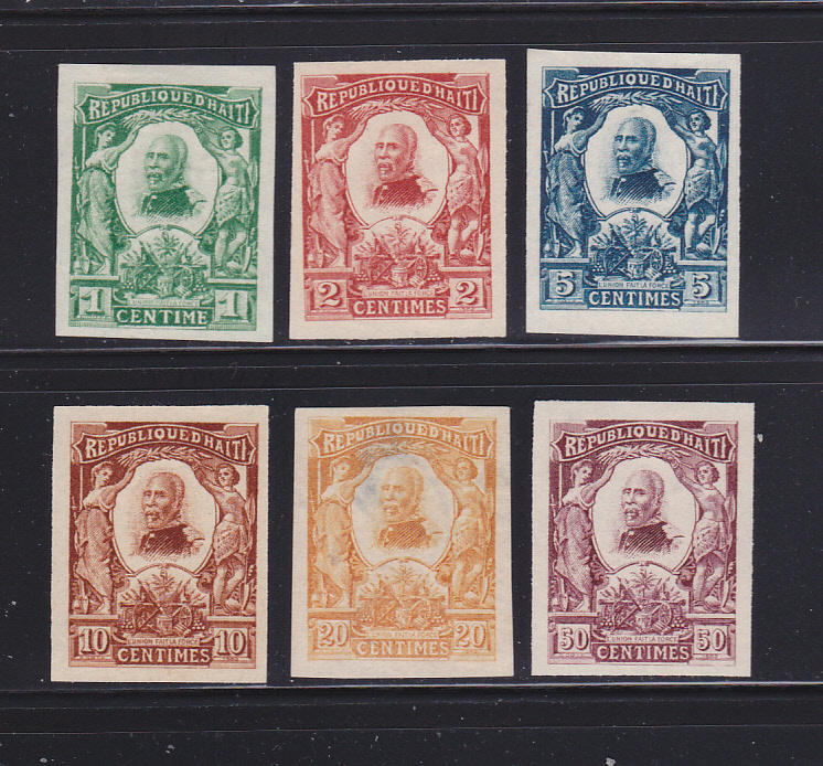 Haiti 96-101 Imperf Set MHR President Pierre Nord-Alexis / HipStamp