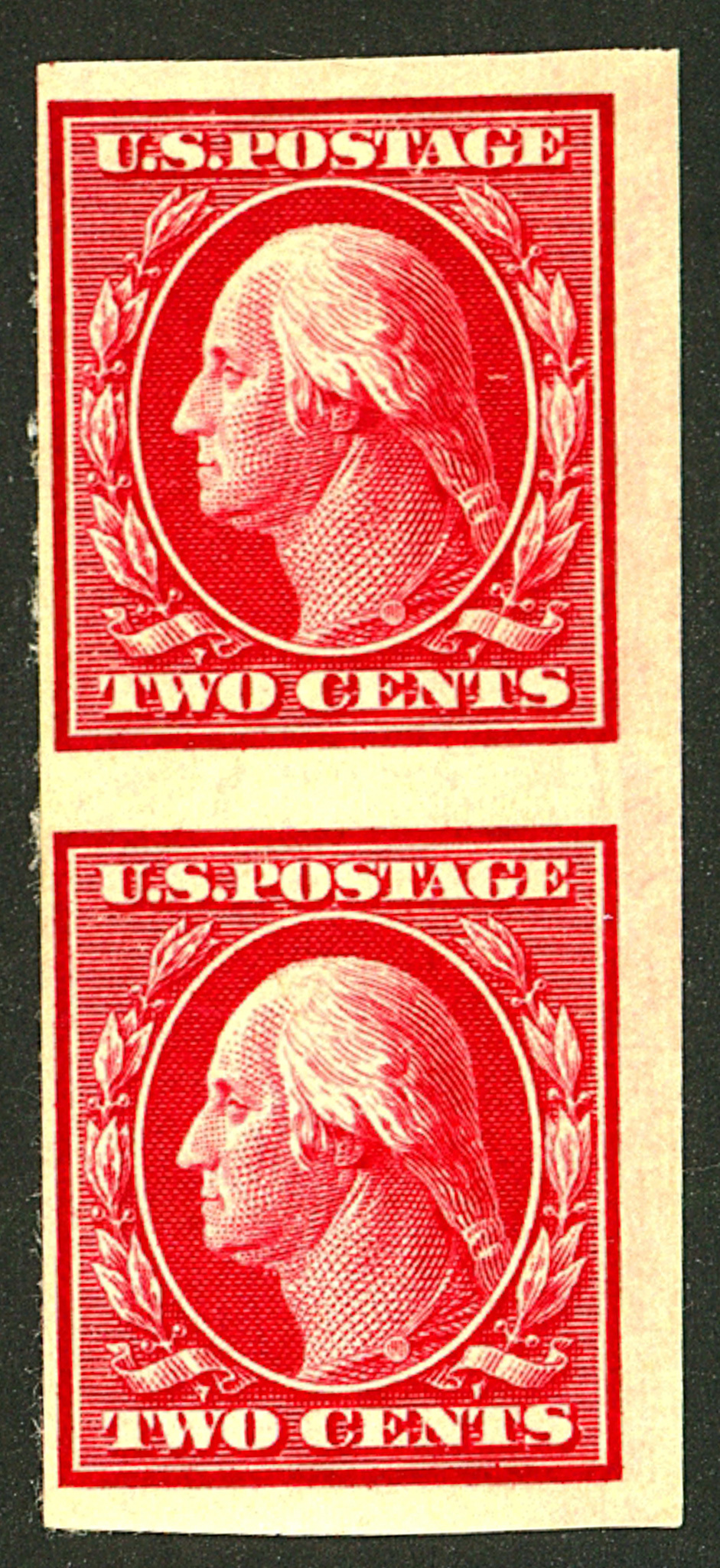 U.S. #384 Mint Line Pair OG HR | United States, General Issue Stamp ...