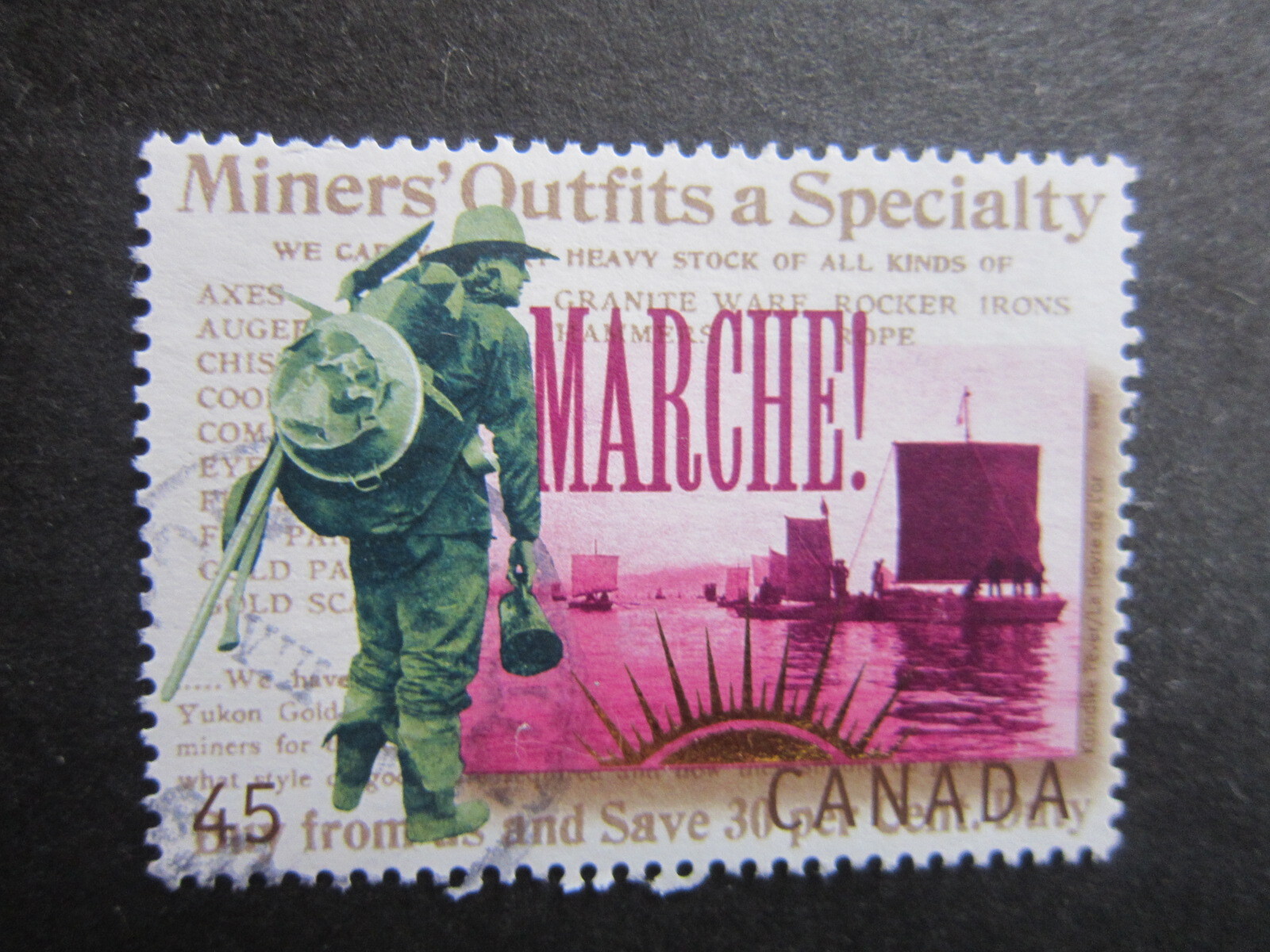 Canada #1606B Yukon Gold Rush Nice stamps {ca840} | Canada, General ...