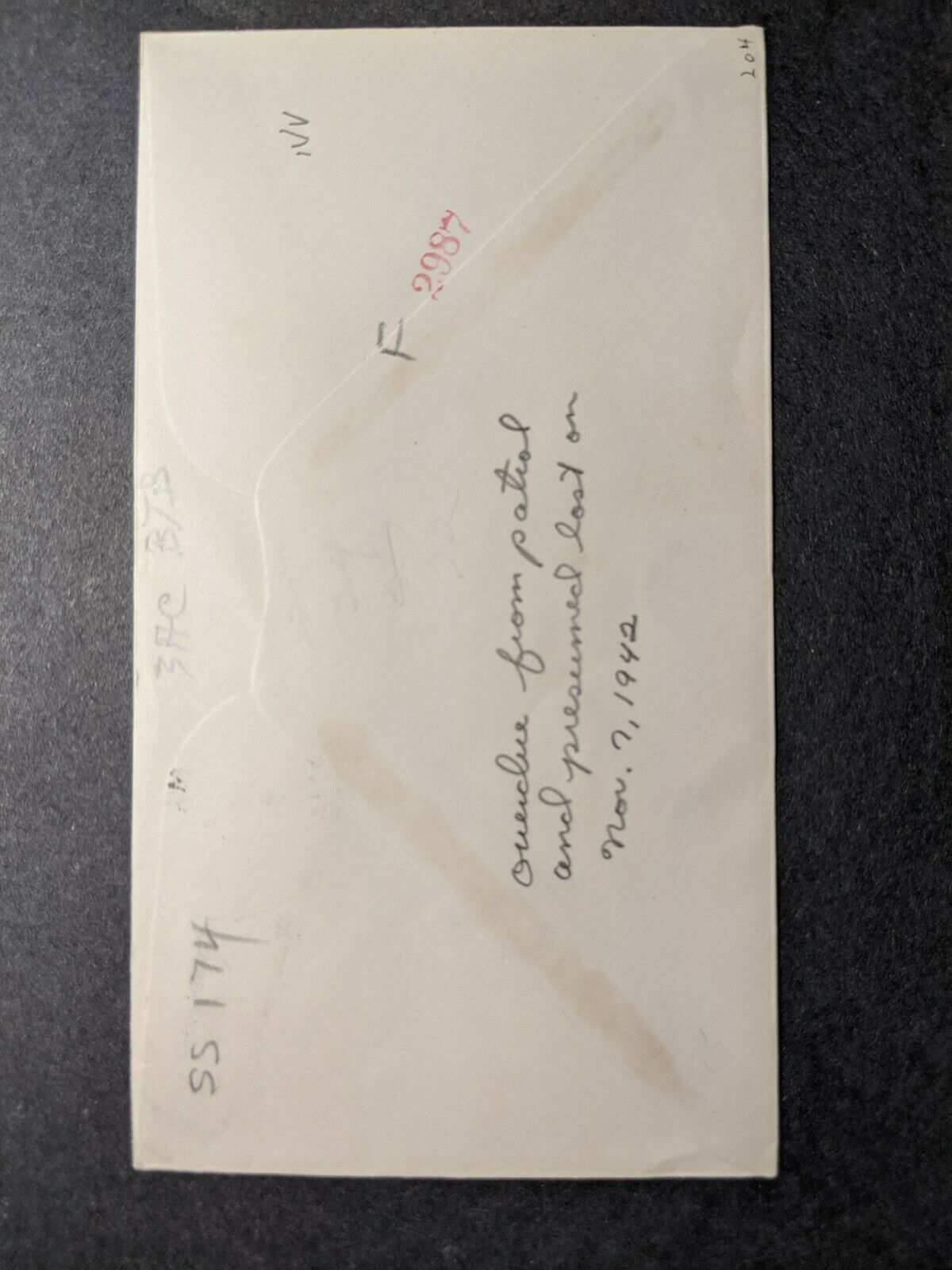 Submarine USS SHARK SS-174 Naval Cover 1940 PEARL HARBOR, HAWAII SUNK ...