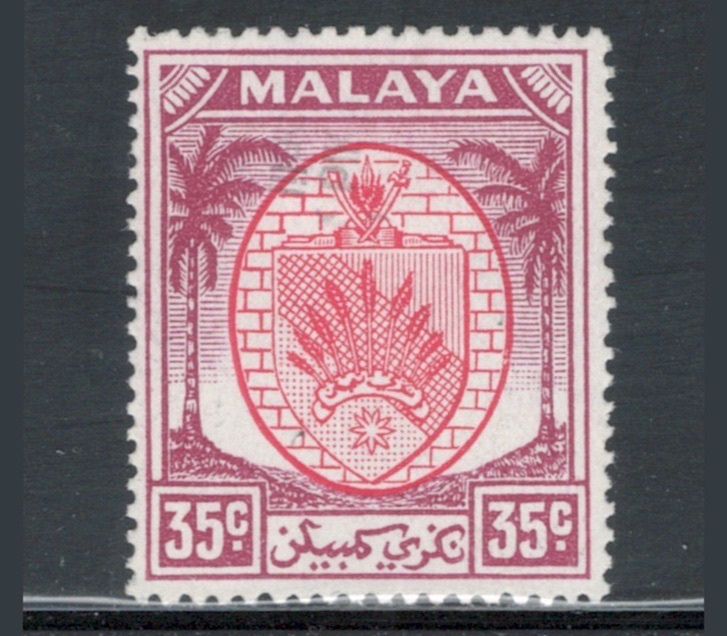Malaya States - Negri Sembilan 1949 Arms of Negri Sembilan 35c Scott ...