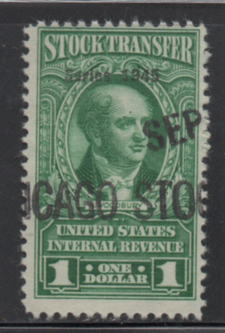 Scott # RD196 used 1 dollar single Stock Transfer Series 1945 | United ...