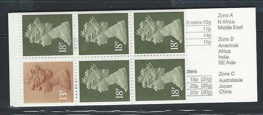 Great Britain Booklet MNH sc BK408 MH102f | Great Britain, Booklets ...