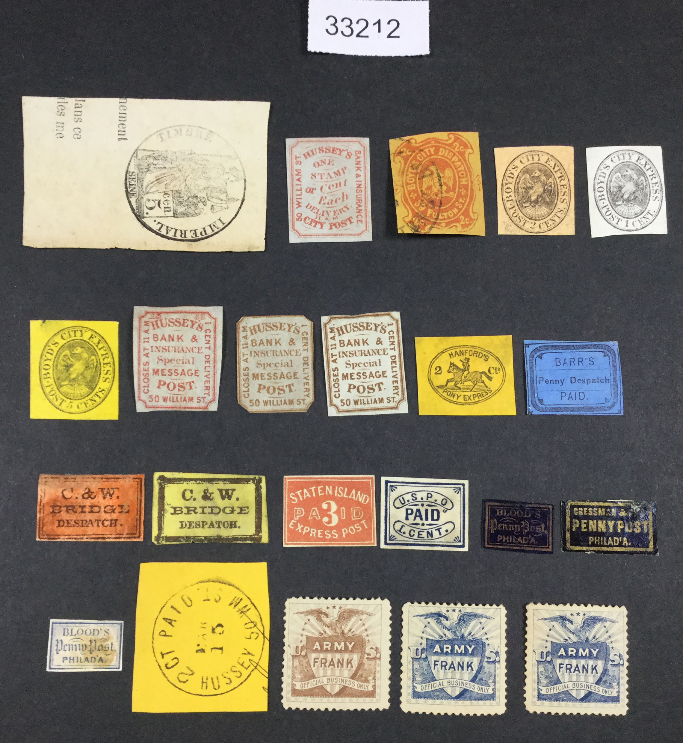 US Stamps 22 Local Stamps Collection LOT #33212 | United States ...