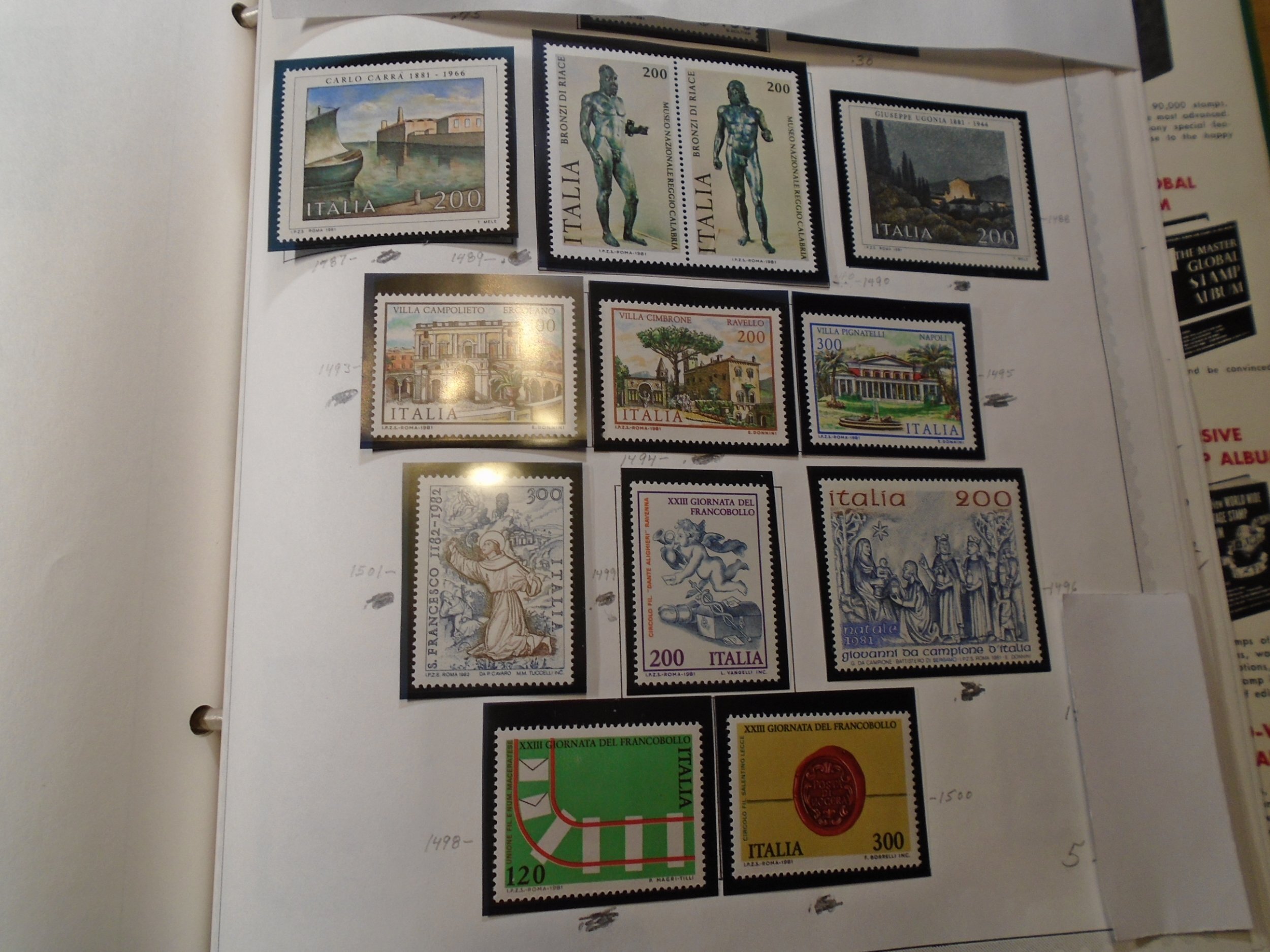 Italy # 1487-88/1489-90/1493-95/1496/1498-1500/ MNH | Europe - Italy ...