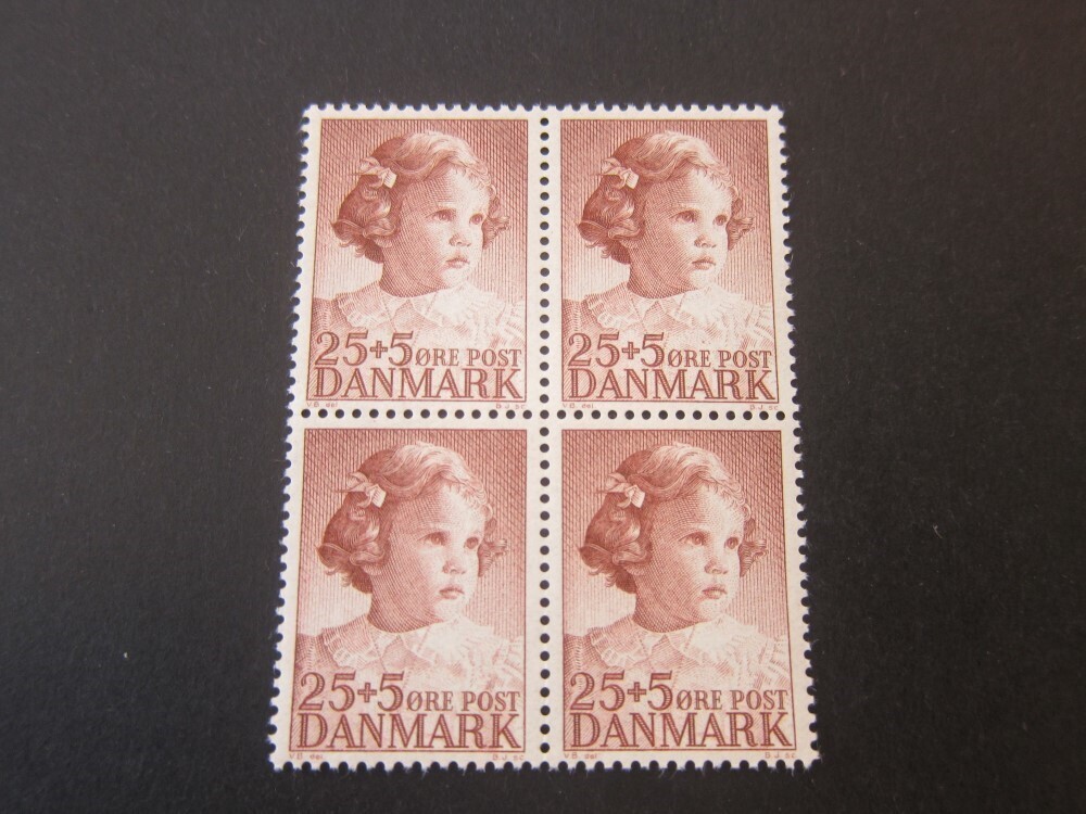 Denmark 1950 Sc B18 BLK(4) set MNH | Europe - Denmark, Semi-Postal ...