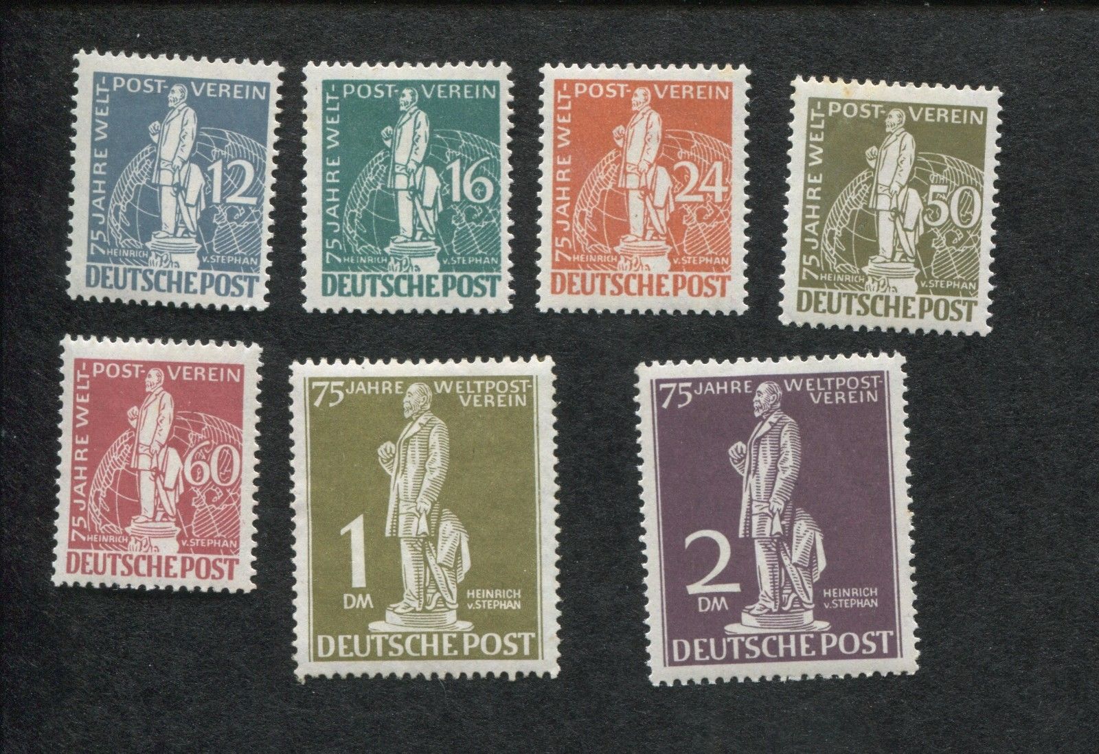 1949 Germany Occupation Heinrich Von Stephan Statue Postage Stamp #9N35 ...