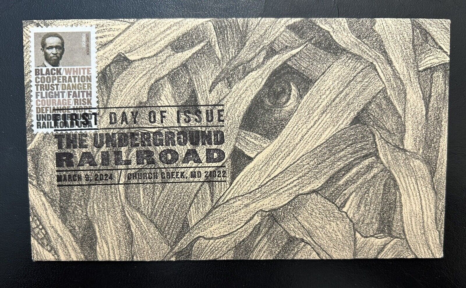 2024 The Underground Railroad FDC Hand Craft Storybook Cachet Slave ...