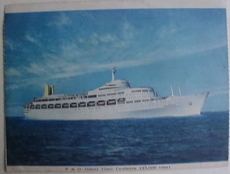 Australia Fremantle Paquebot #1402 1962 on Folder With Picture of Liner ...