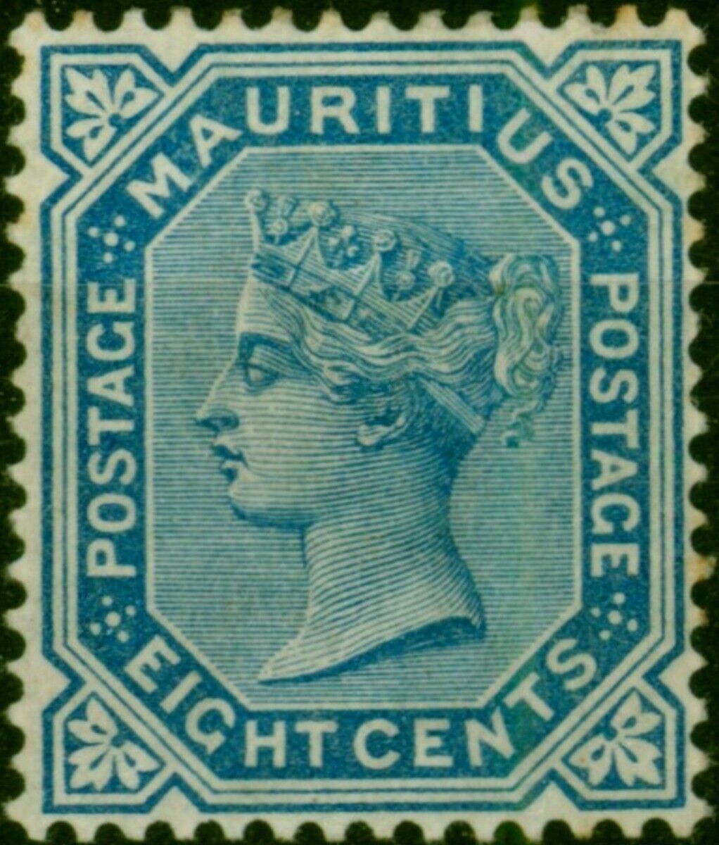 Mauritius 1891 8c Blue SG106 Fine MM | Africa - Mauritius, Stamp / HipStamp