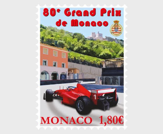 Stamps of Monaco (pre-order) 2023 - 80th Monaco Formula One Grand Prix ...