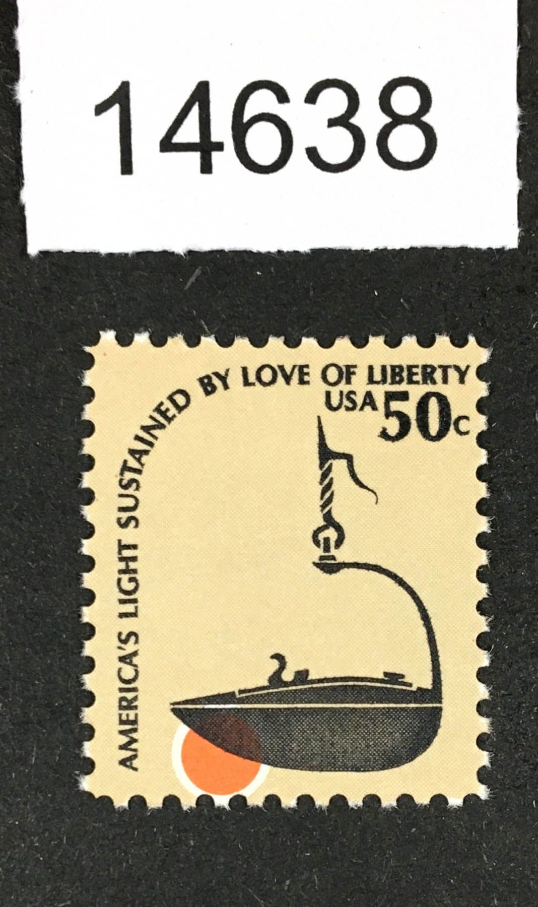 US Stamps # 1608 VAR. Mint OG NH Lamp Shift Downwards LOT #14638 ...