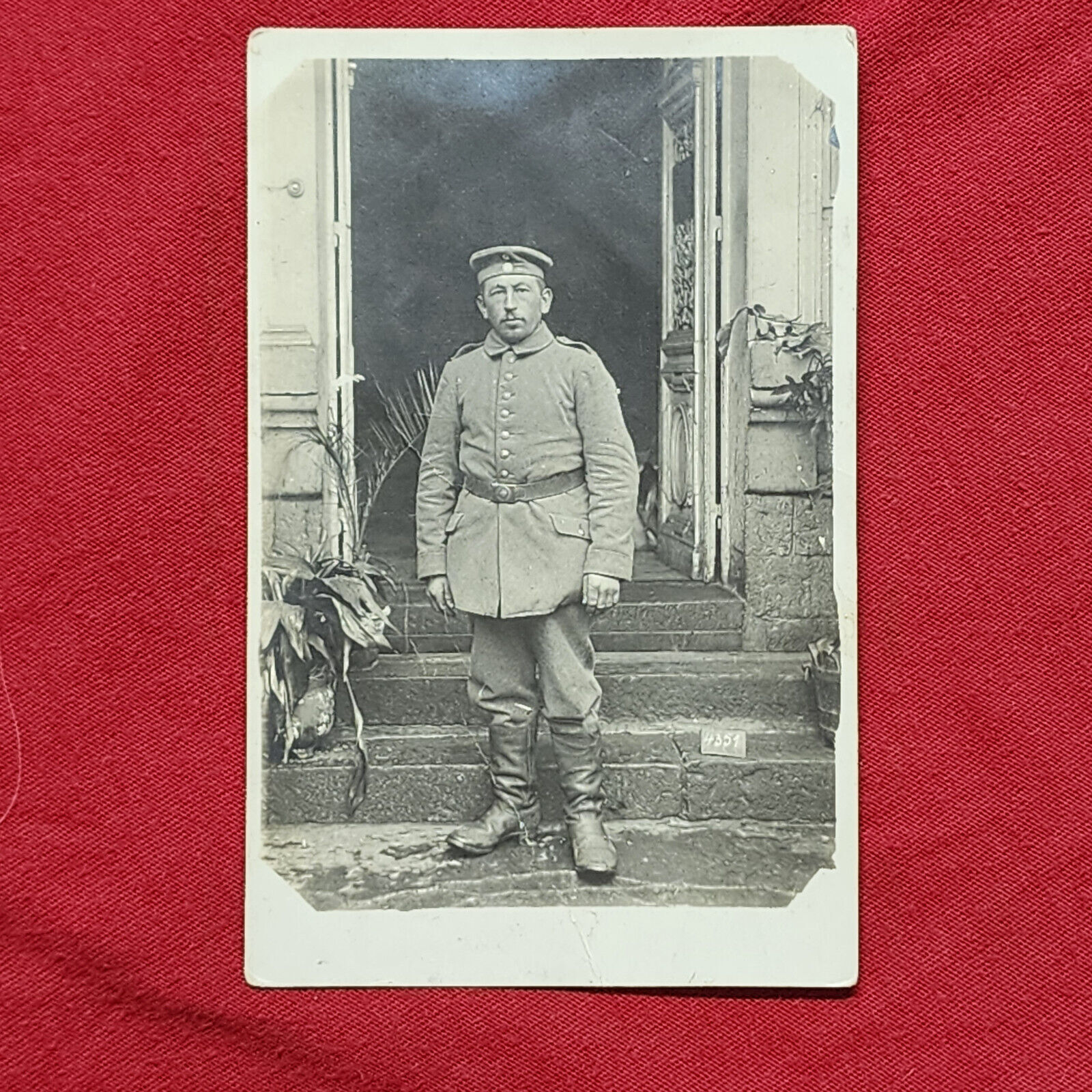 WW1 WWI Imperial German soldier Military uniform photo Postcard 1916 ...