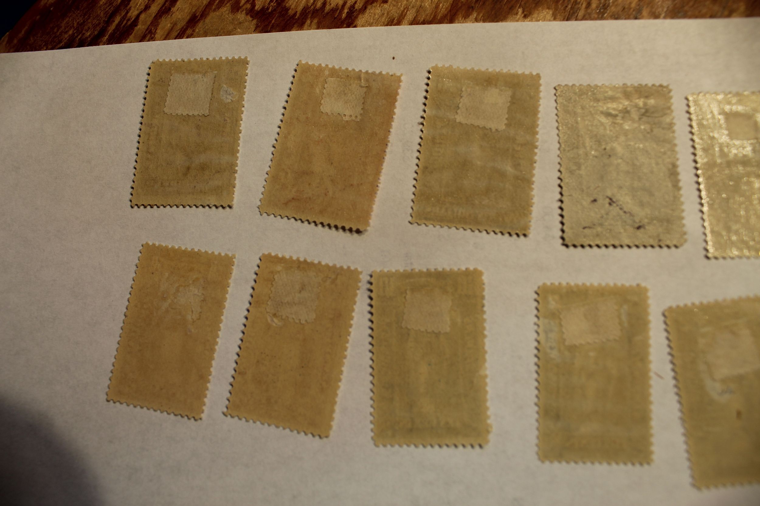 US Newspaper Stamp - Pr114 - Pr125 SET Complete Hinge Remants and Some ...