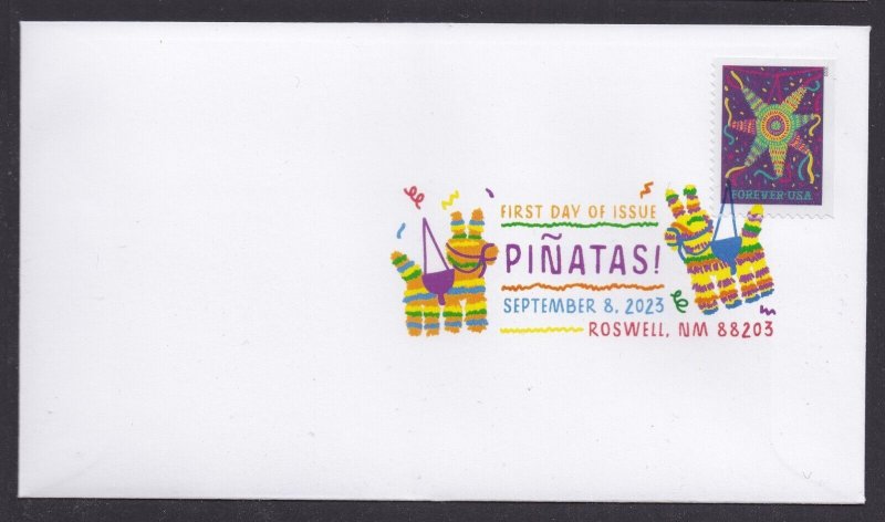 US 5813 Piñatas Pinatas 7-point Star purple DCP FDC 2023 | United ...