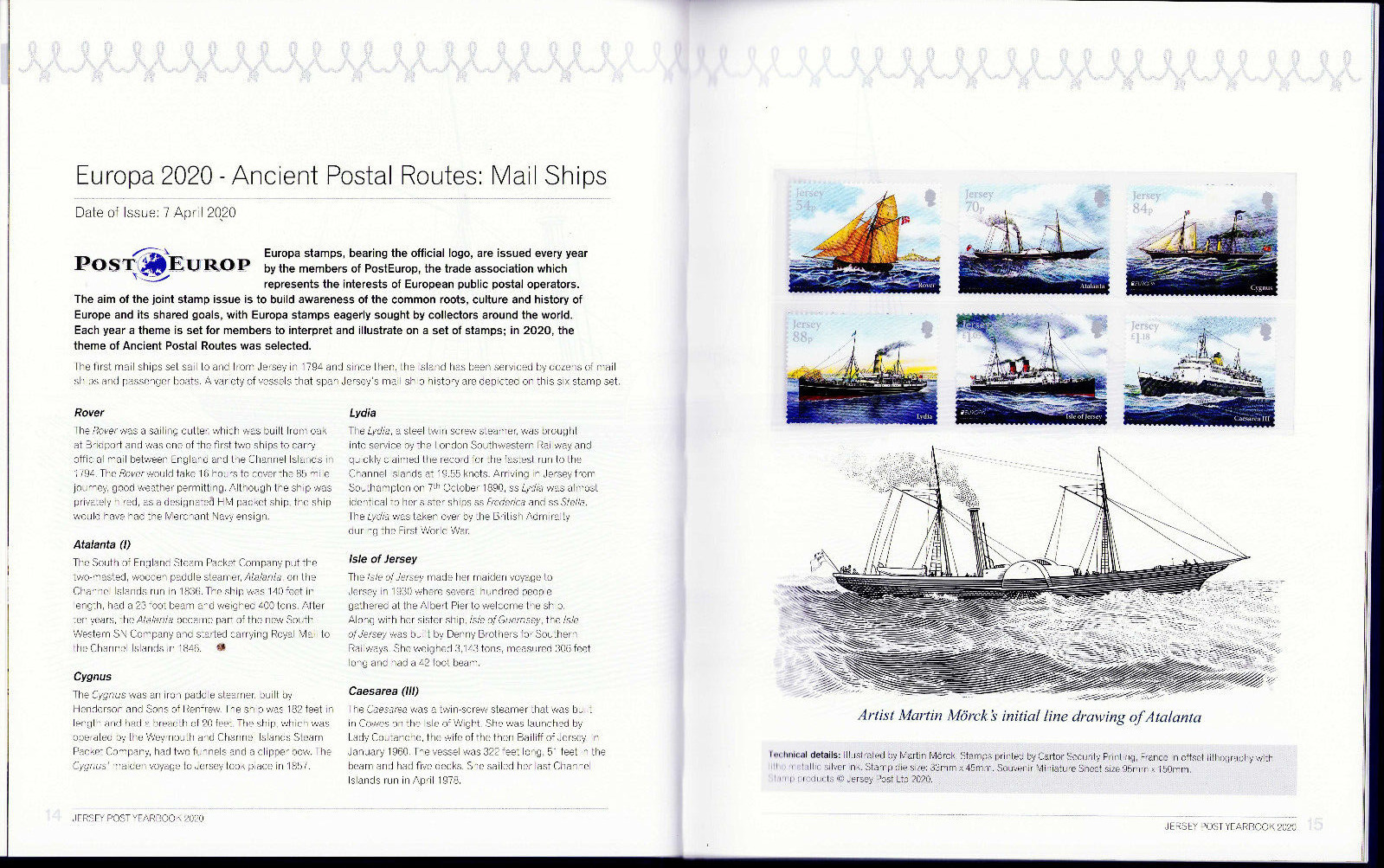 Jersey Post Yearbook 2020 Issues All Shown All Mint | Great Britain ...