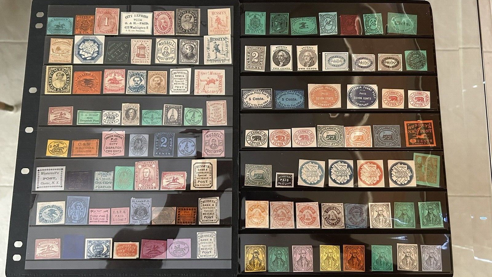 Locals and Carriers' Forgery, Bogus & Genuine LOT of 1700+ Stamps ...