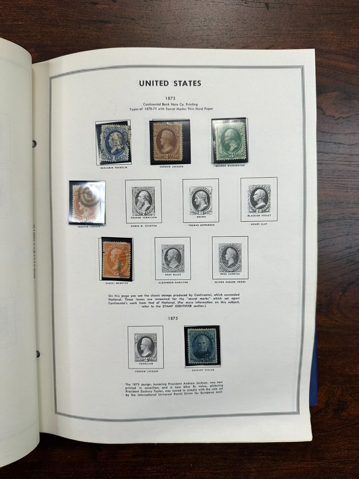 US Postage Stamp Album - Liberty M&U (includes Columbians ...