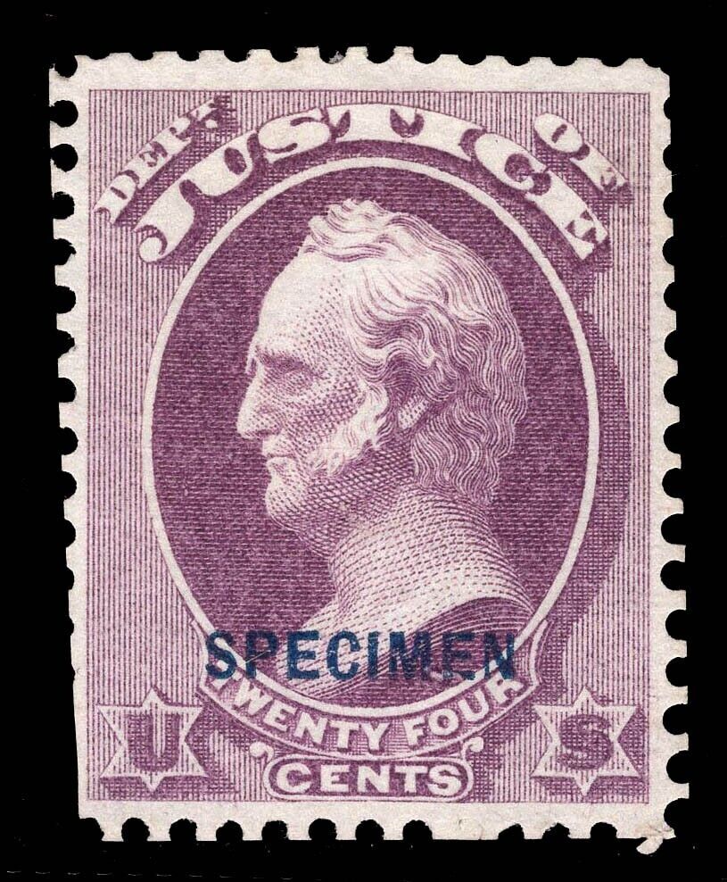 US Stamps #O32S Official Specimen LOT #80711* | United States, Back of ...