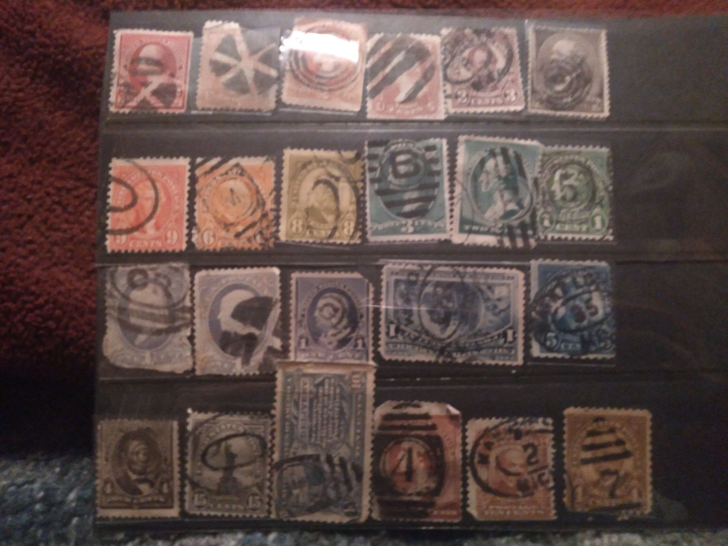 23 FANCY CANCEL Stamp Lot 1800s 19th Century Set Used XF Collection ...