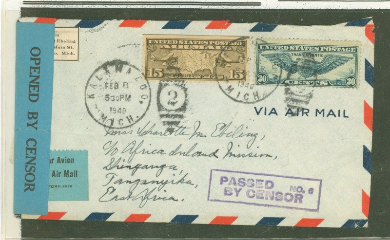 United States #C7/C24 On Cover | United States, Air Mail Stamp / HipStamp