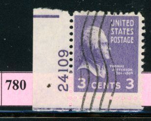 PKStamps - USA - 807 - Used - Plate Number Single #21-780 | United ...