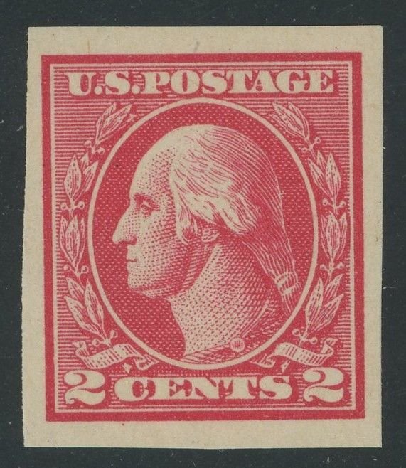 USA 533 - 2 cent Washington Offset Type V Imperf - VF Mint never hinged ...