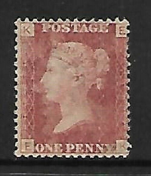 SG 43 1d Penny Red Lettered plate 138 E-K MOUNTED MINT | Great Britain ...